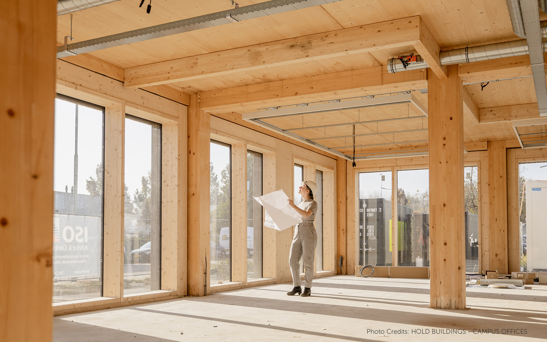 Sustainable, prefabricated, modular buildings designed for disassembly