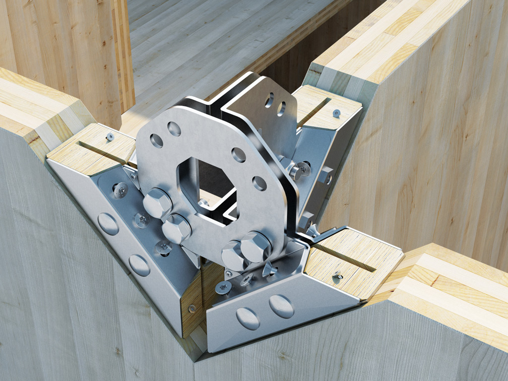 CONNECTION SYSTEM FOR TIMBER CONSTRUCTION | X-RAD