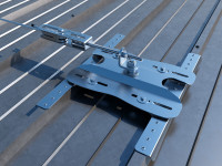 SUPPORT FOR CORRUGATED SHEET METAL ROOFS