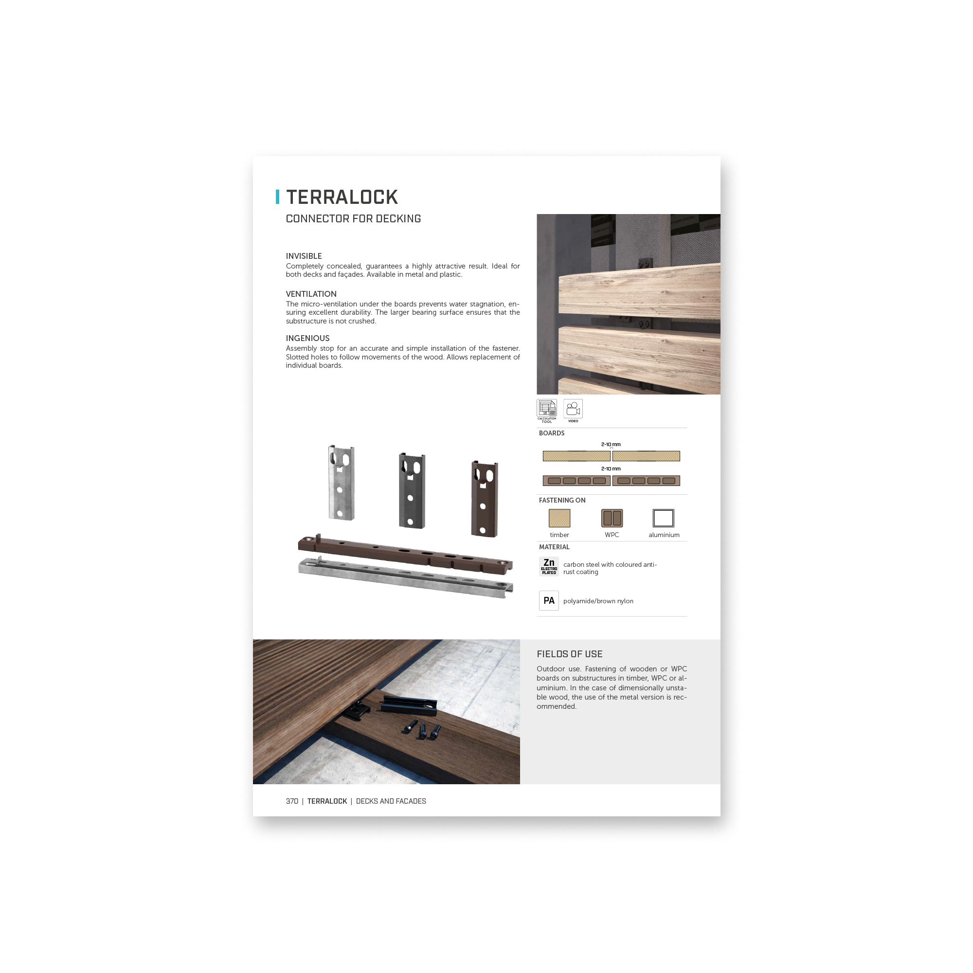 TIMBER SCREWS AND DECK FASTENING