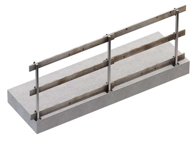 TEMPORARY RAILING FOR HORIZONTAL EDGES | EDGE TEMP 3 | ROTHOBLAAS