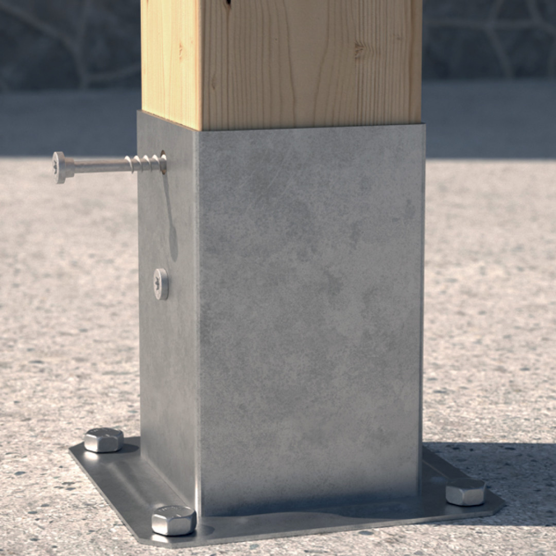 HBS PLATE - timber-to-steel connections for Mass Timber