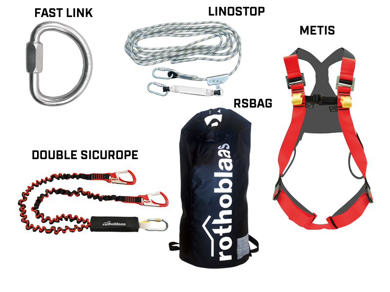 INTERMEDIATE KIT FOR WORKING ON ROOF | ROOF MID| ROTHOBLAAS