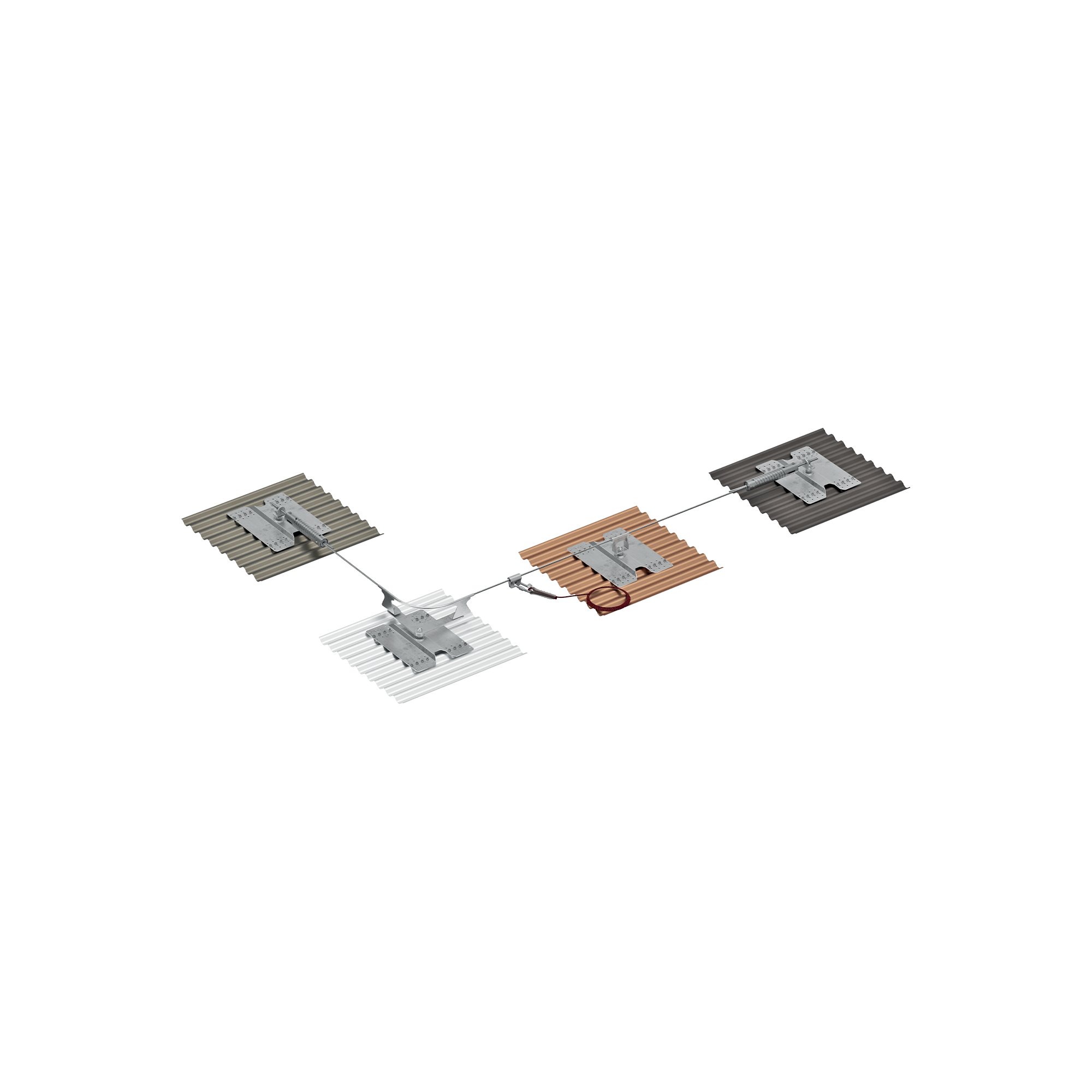 LIFELINE ON SUPPORT FOR CORRUGATED SHEET METAL ROOFS | PATROL + WAVE ...