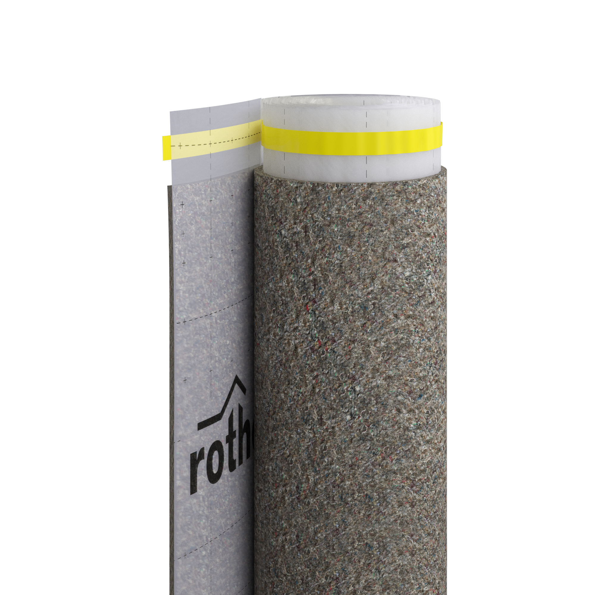 UNDERSCREED MEMBRANE MADE OF RECYCLED TEXTILE FIBRE AND BARRIER ...