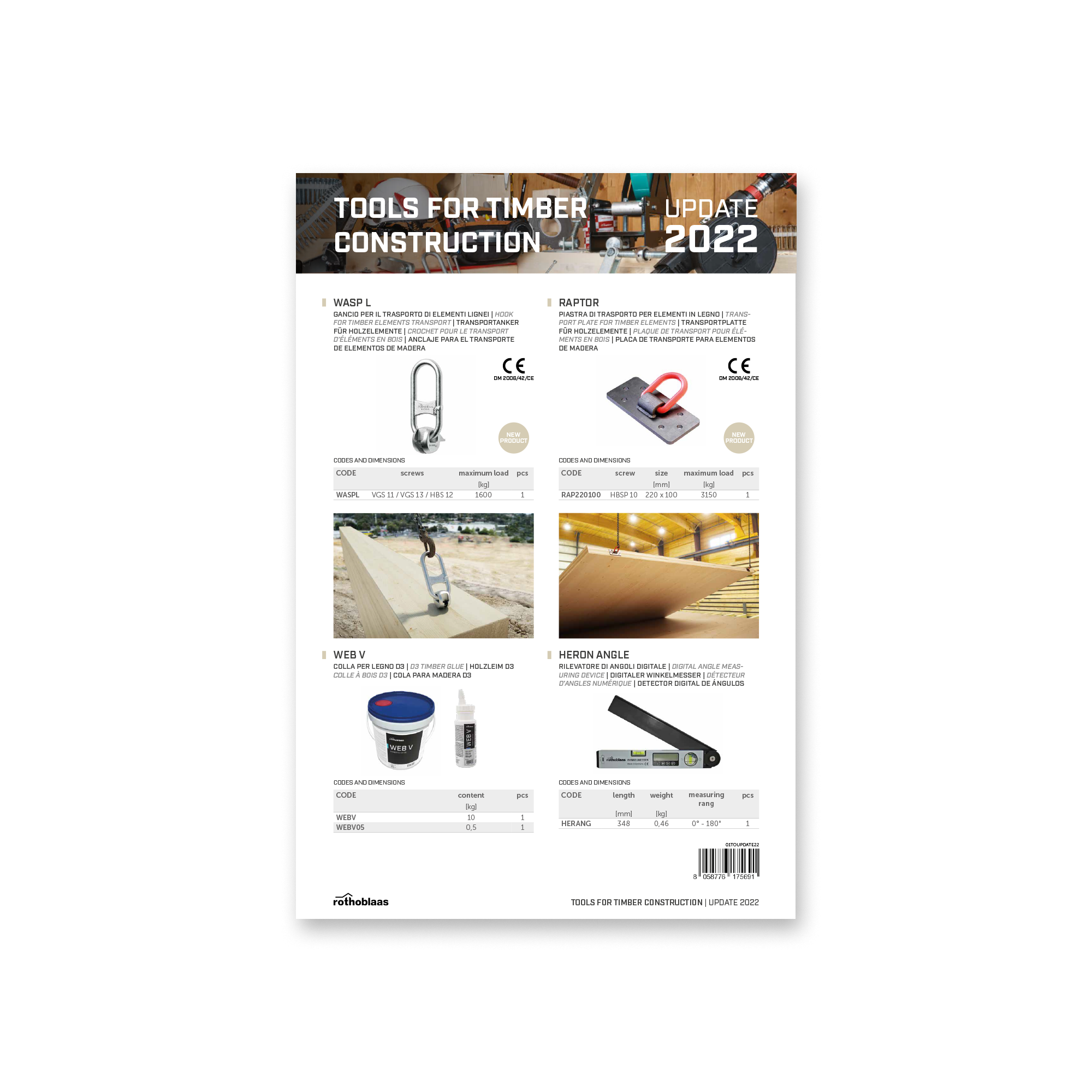 TOOLS FOR TIMBER CONSTRUCTION