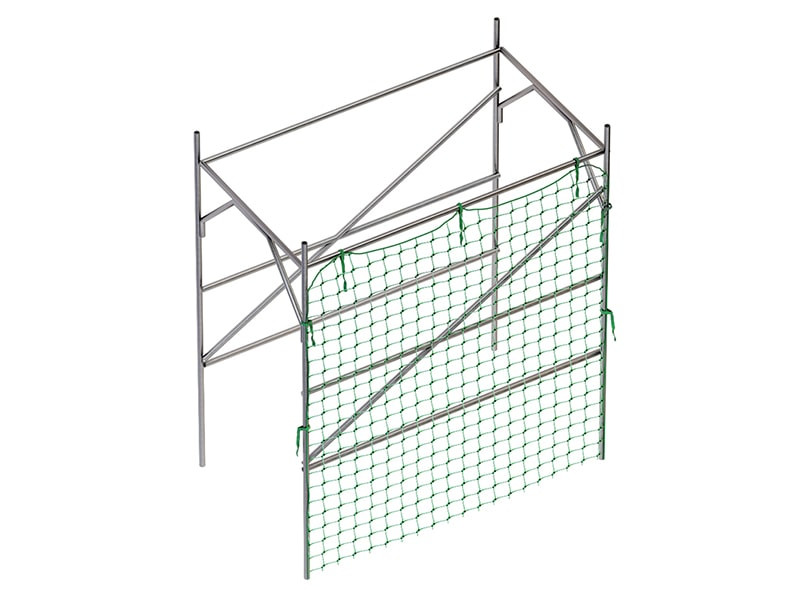 VERTICAL POLYPROPYLENE FALL PROTECTION SAFETY NET | VERTICAL NET ...