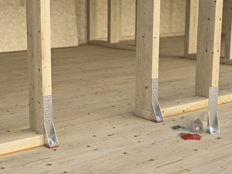 HOLD DOWN ANGLE BRACKET | WHT - Rothoblaas