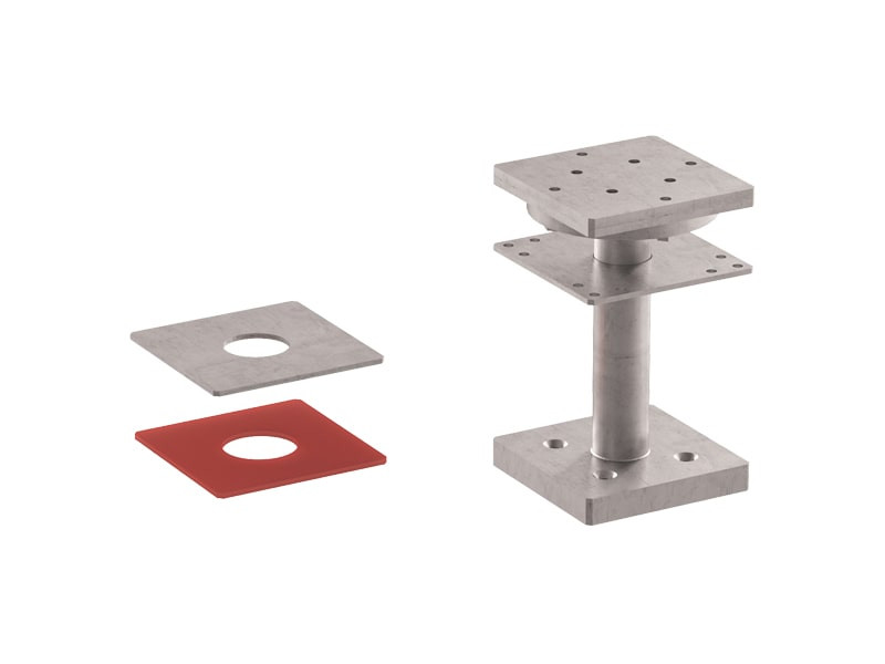 COLUMN-TO-FLOOR CONNECTION SYSTEM