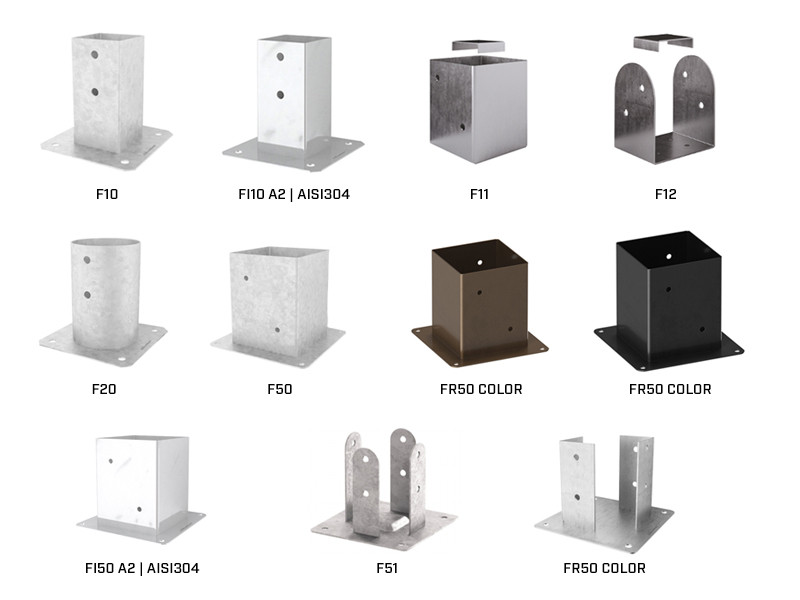 MIXED POST BASES | TYP F-FD-M | ROTHOBLAAS