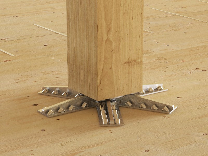 CLT FLOOR-COLUMN CONNECTIONS